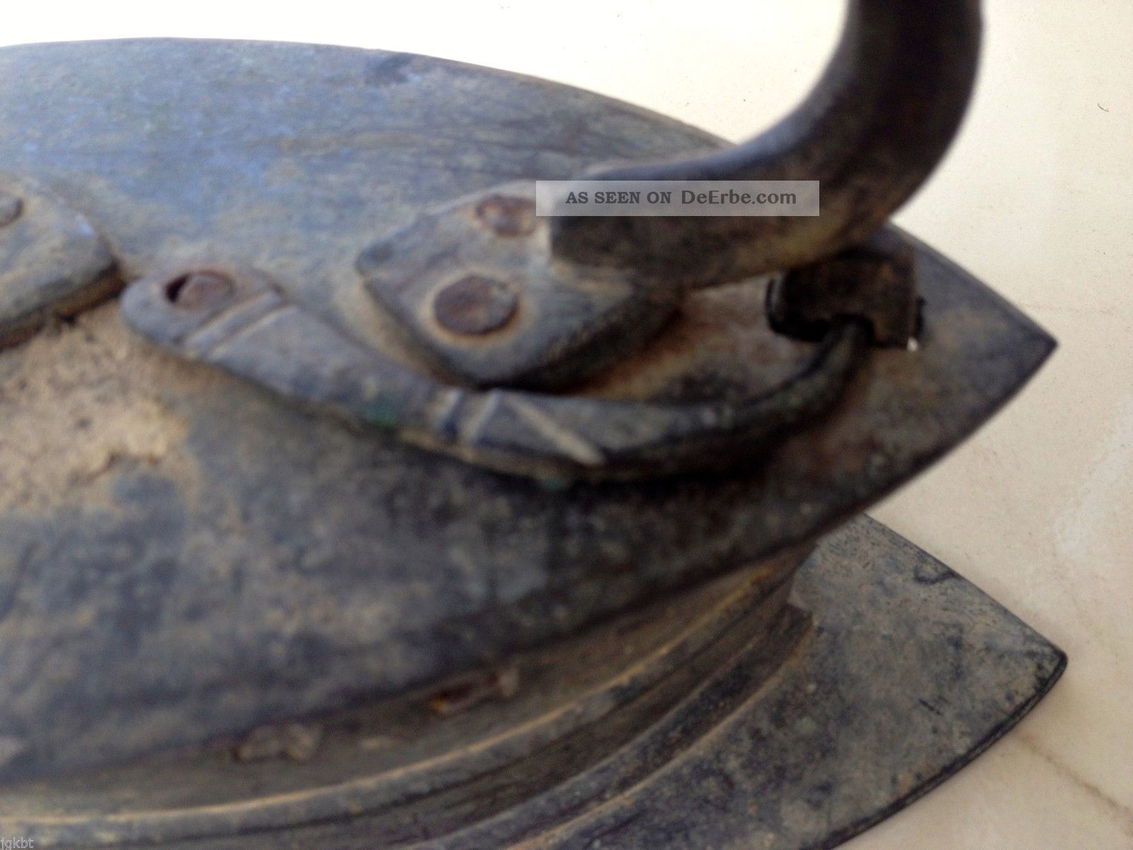 Altes Messing Bügeleisen Authentisch. Schwer. Wunderschön. 2, 3 Kg ...