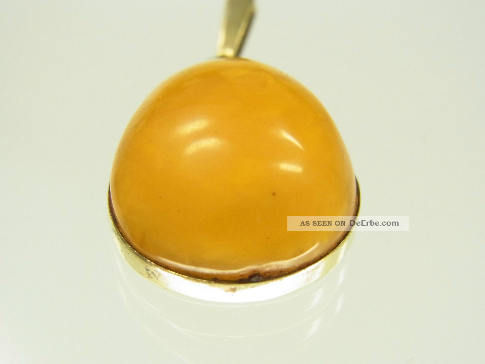Schöner Butterscotch Amber Bernstein Anhänger 875 S Verg. Aus ...