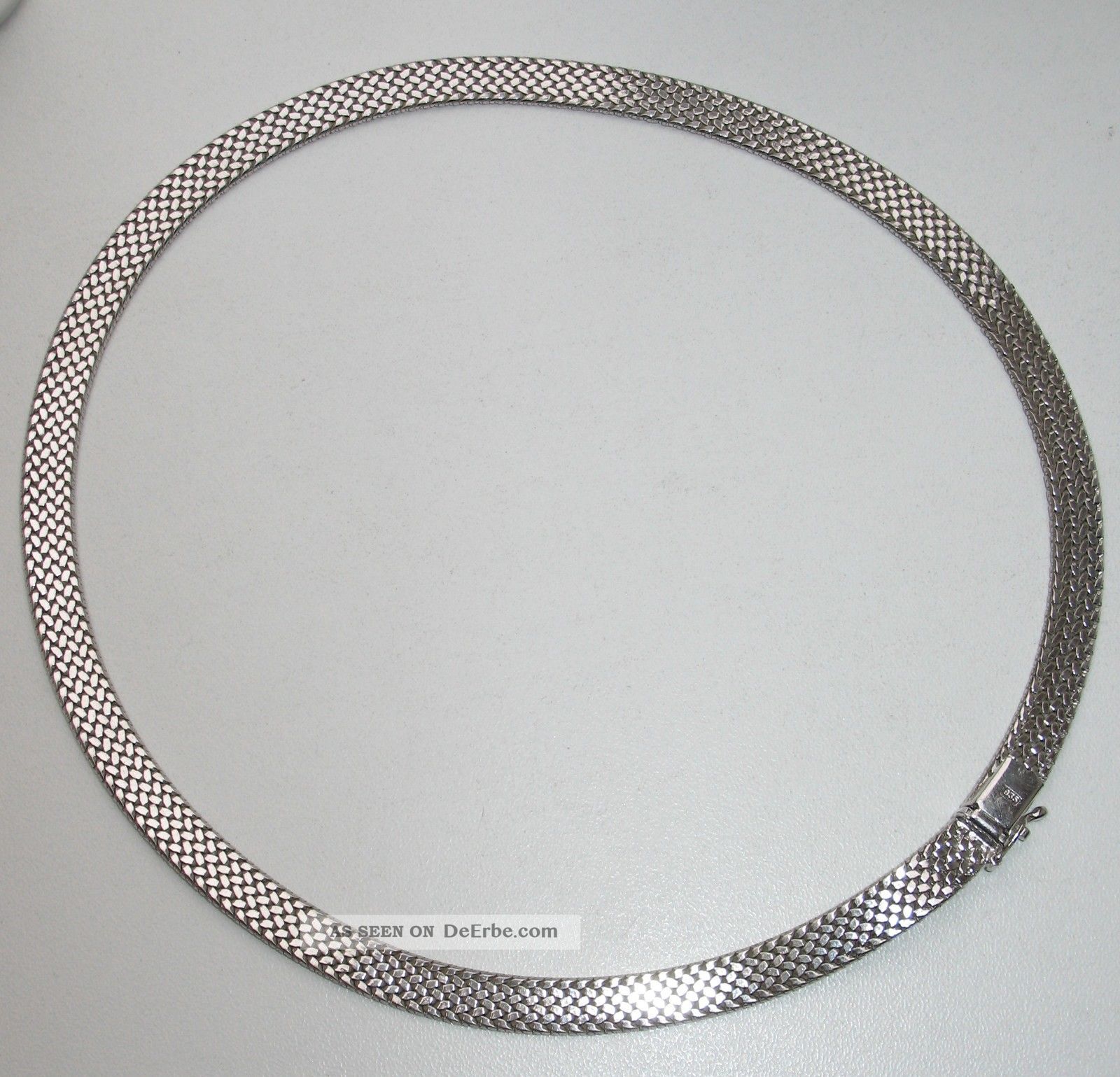 Jugendstil 835er Silber Collier Design Massiv 37 Gr.