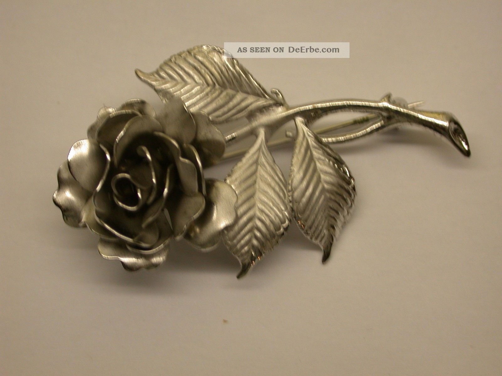 Design Brosche Rose Silber 925 Hsb Sterling