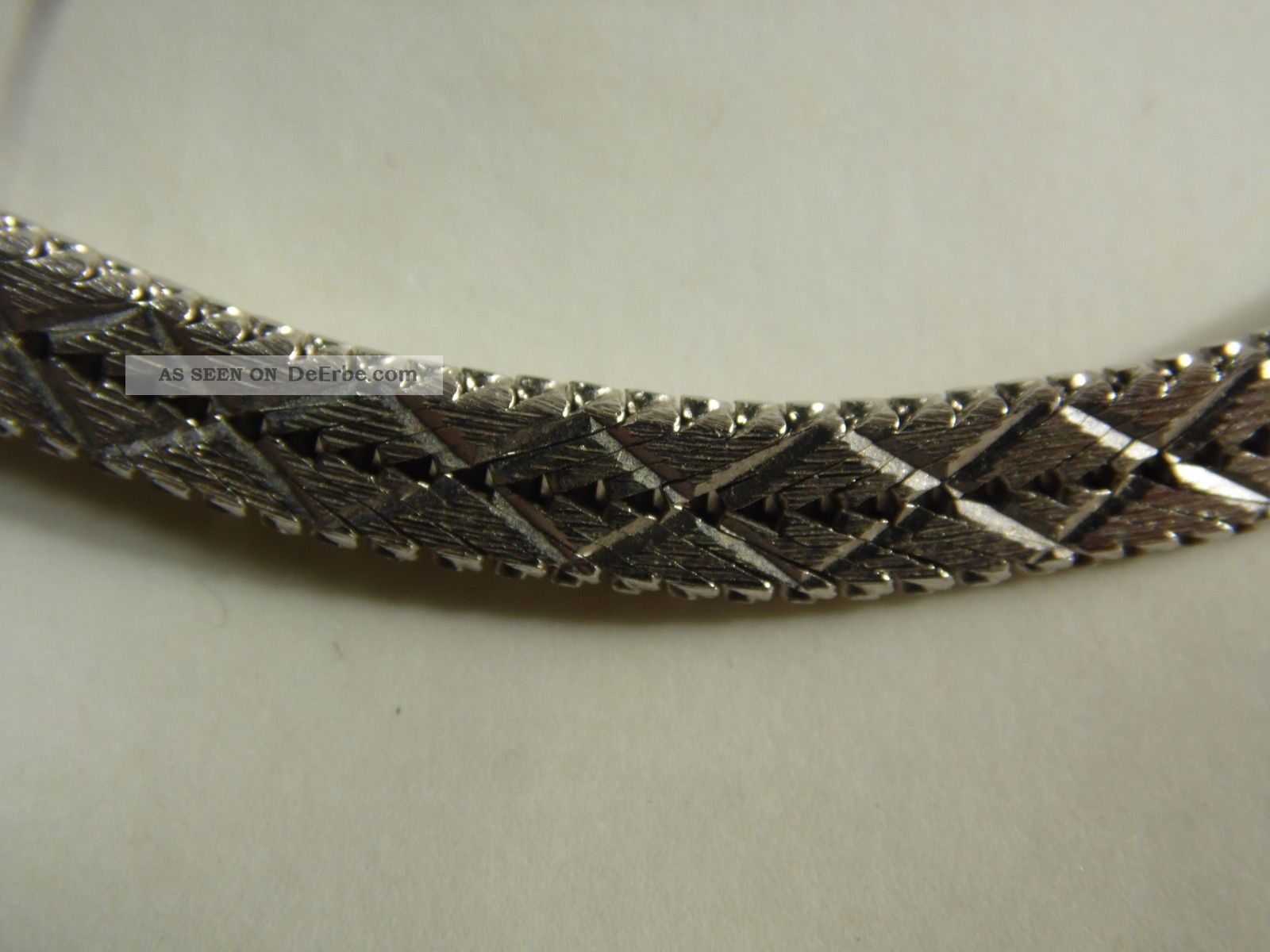 Art_deco 800 Silber Kette / Collier Massiv: 35, 67gr. Design