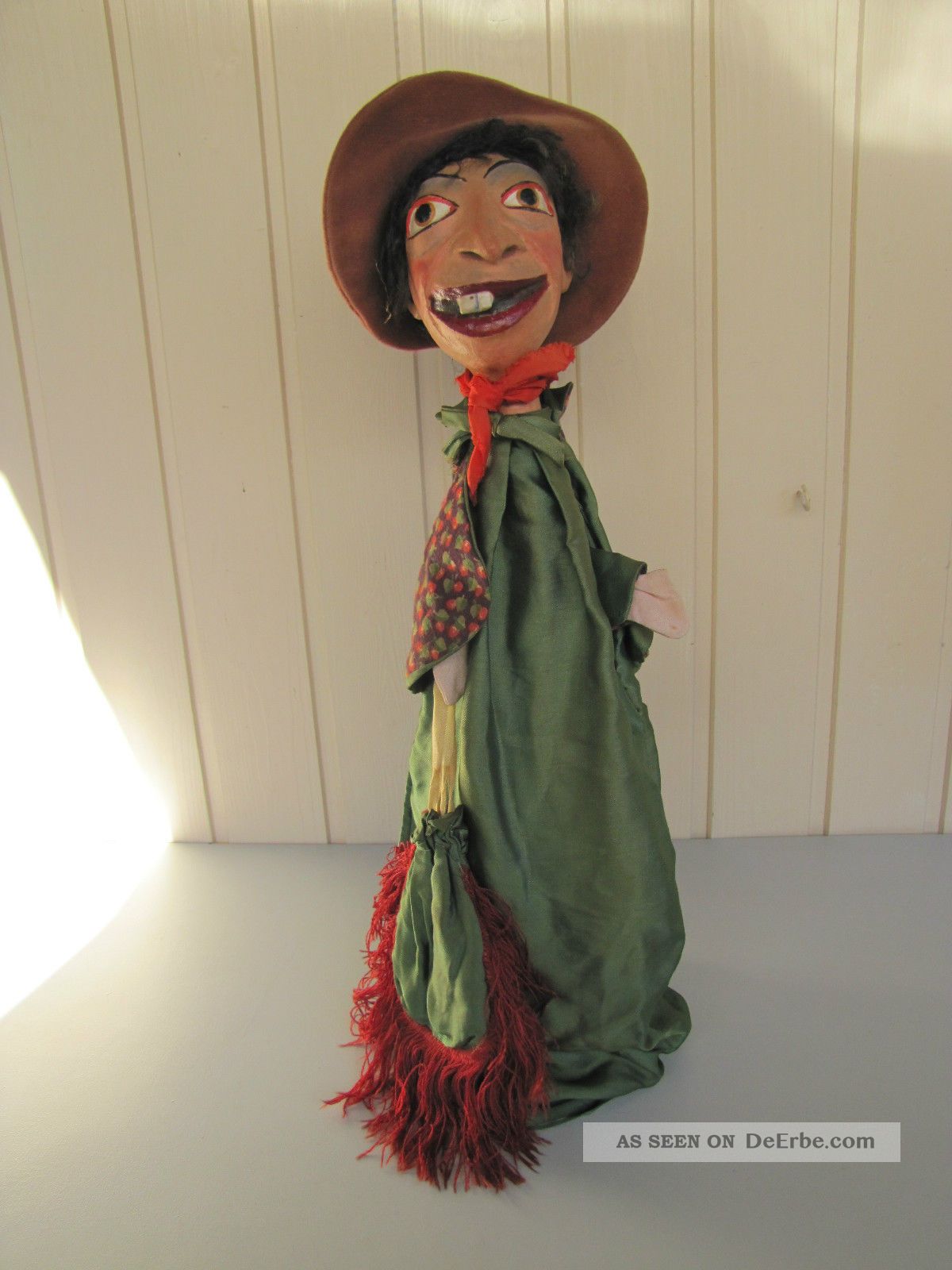 Alte Antike Kasperpuppe Handspielpuppe Puppe Künstlerpuppe Sehr Gut ...
