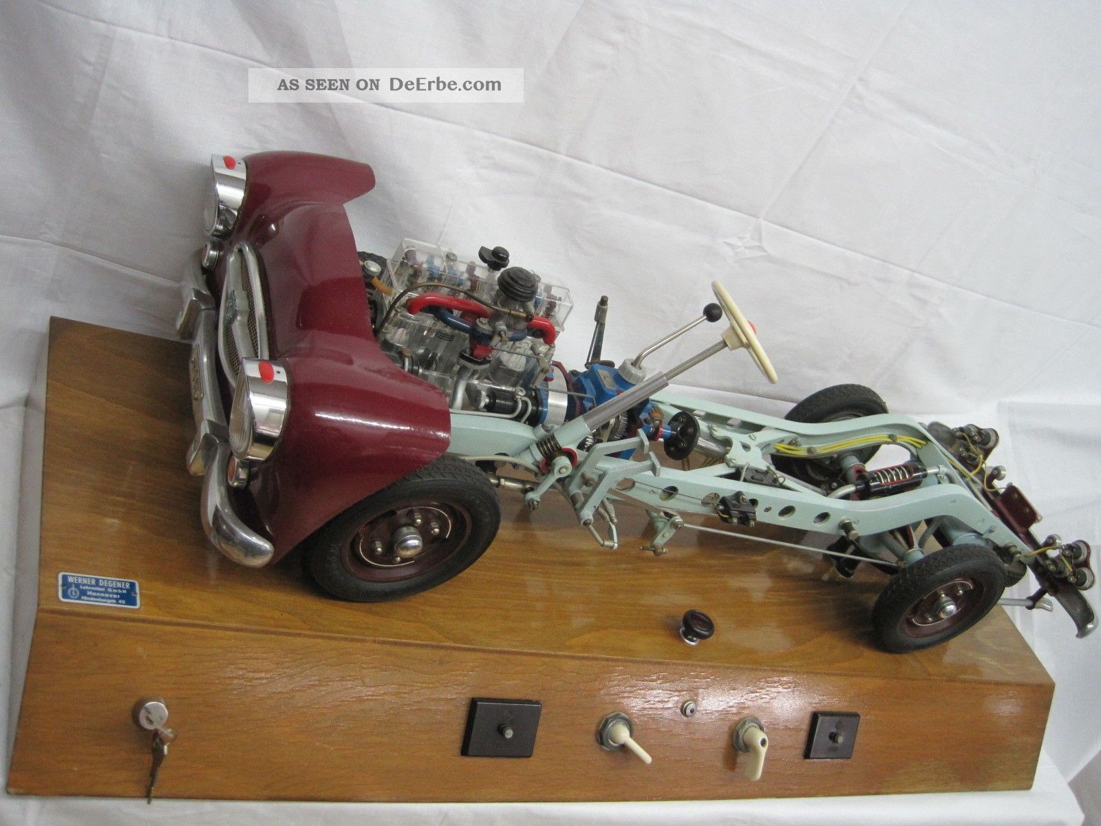 HÖhm Fahrschulmodell Schnittmodell Lehrmodell Hohm Visible Engine Chassis