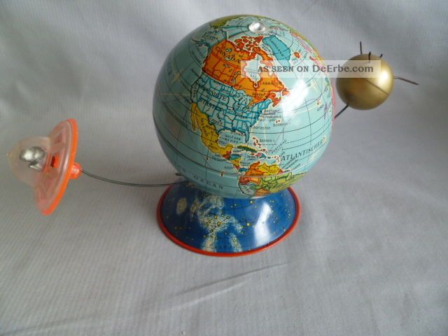 Ms Michael Seidel Globus Mit Sputnik Und Raumfähre