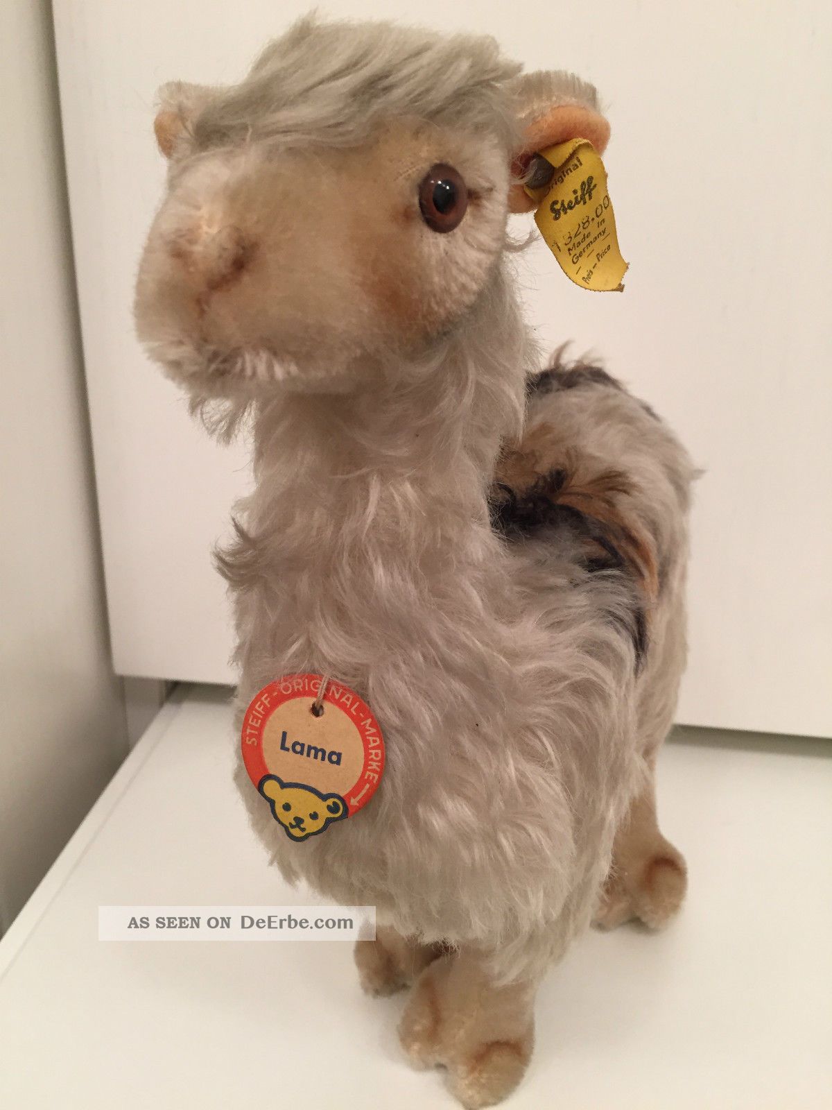 Steiff Lama „lama“ Aus Den 50er - /anfang 60er - Jahren