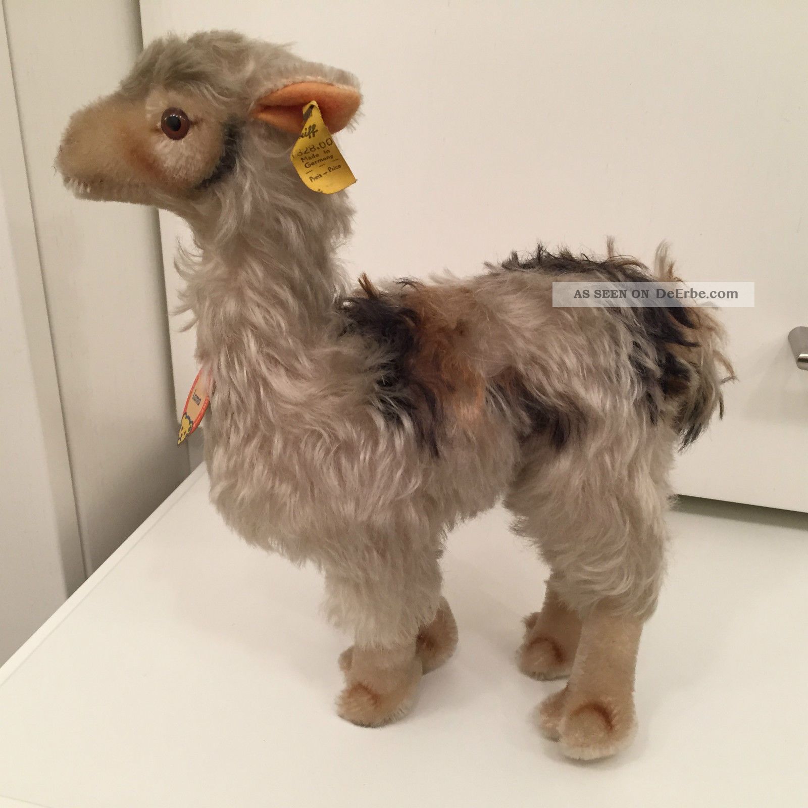 Steiff Lama „lama“ Aus Den 50er - /anfang 60er - Jahren