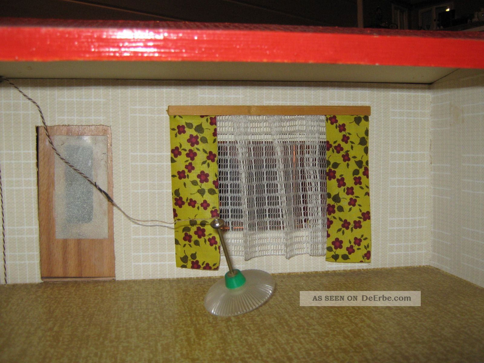 Antikes Puppenhaus 50er Jahre Vmtl Moritz Gottschalk Mit Licht Viele Lampen