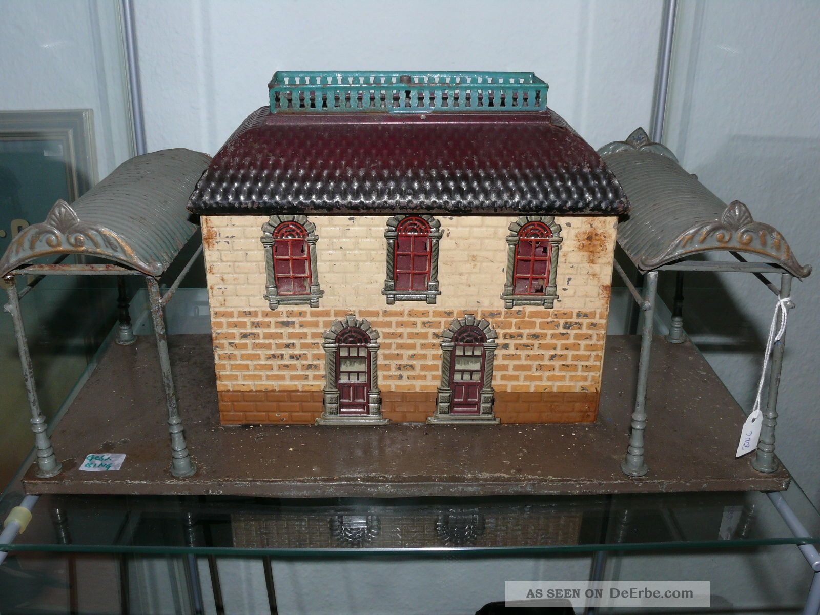 Bing 1917 Bahnhof Spur 0 Selten Zustand2/3, 2 Seitenübergänge