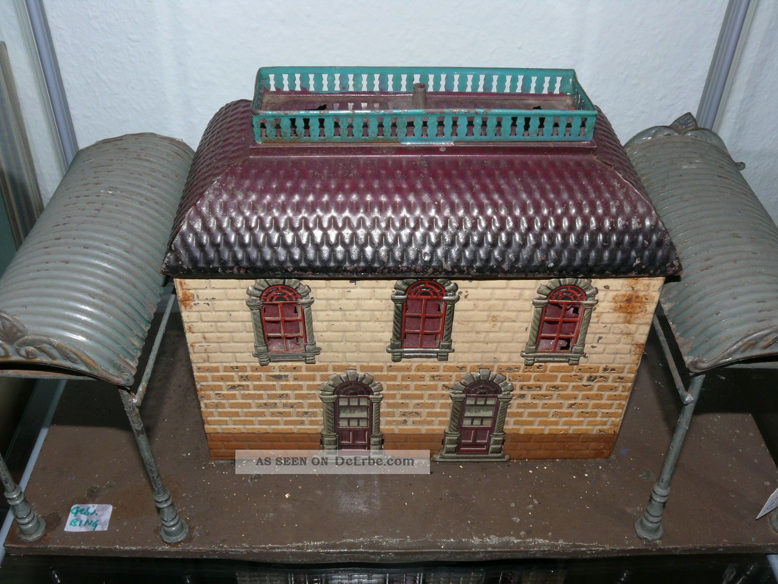 Bing 1917 Bahnhof Spur 0 Selten Zustand2/3, 2 Seitenübergänge