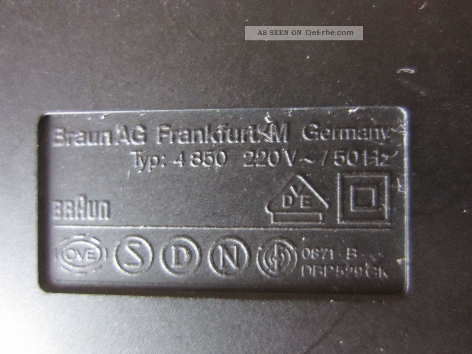 Braun Dn 50 Visotronic Digitalwecker Typ 4850 Von Design - Klassiker ...