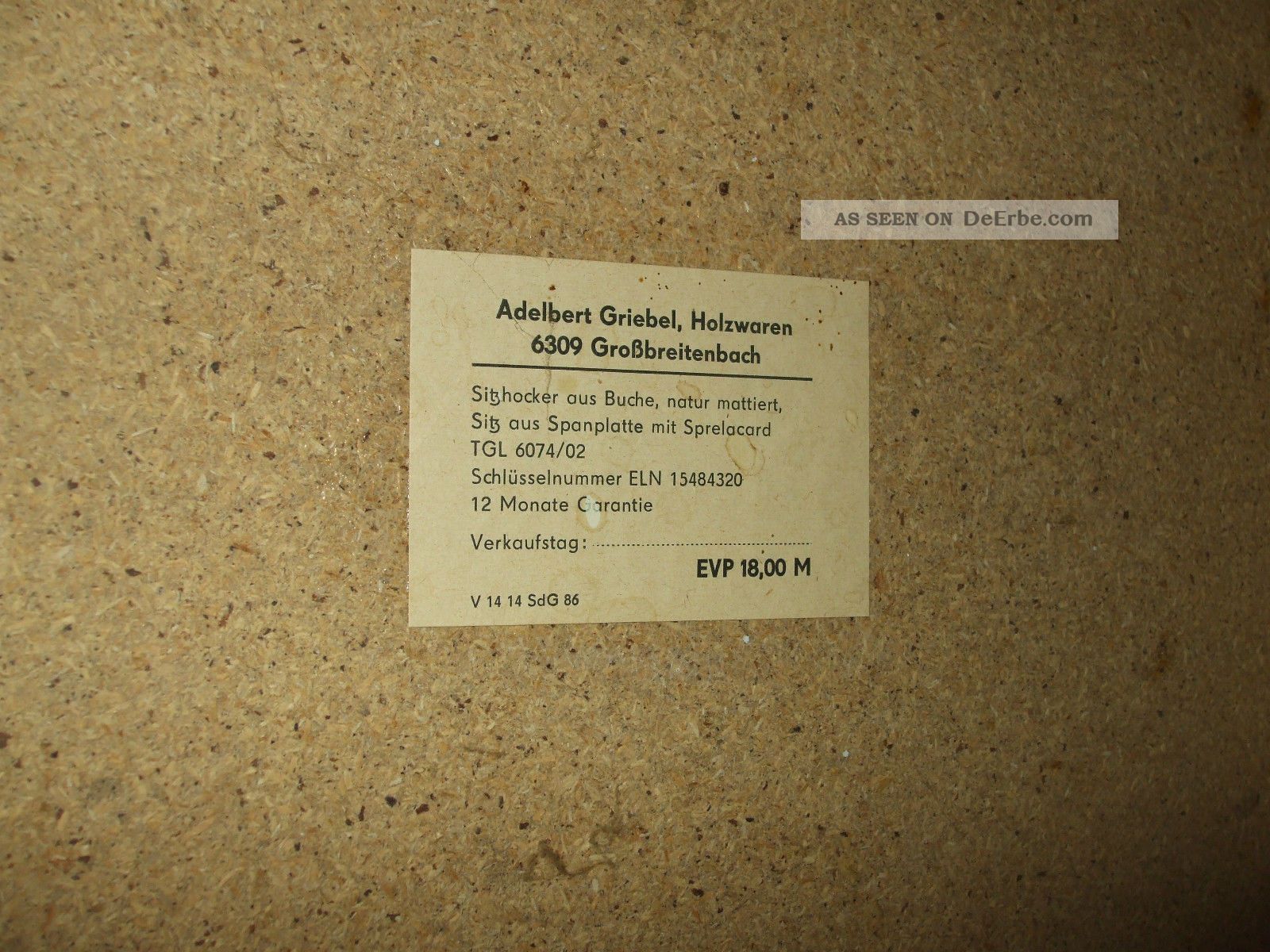 Ddr Veb Adelbert Griebel Hocker Sitzhocker Blumenhocker Beistelltisch ...