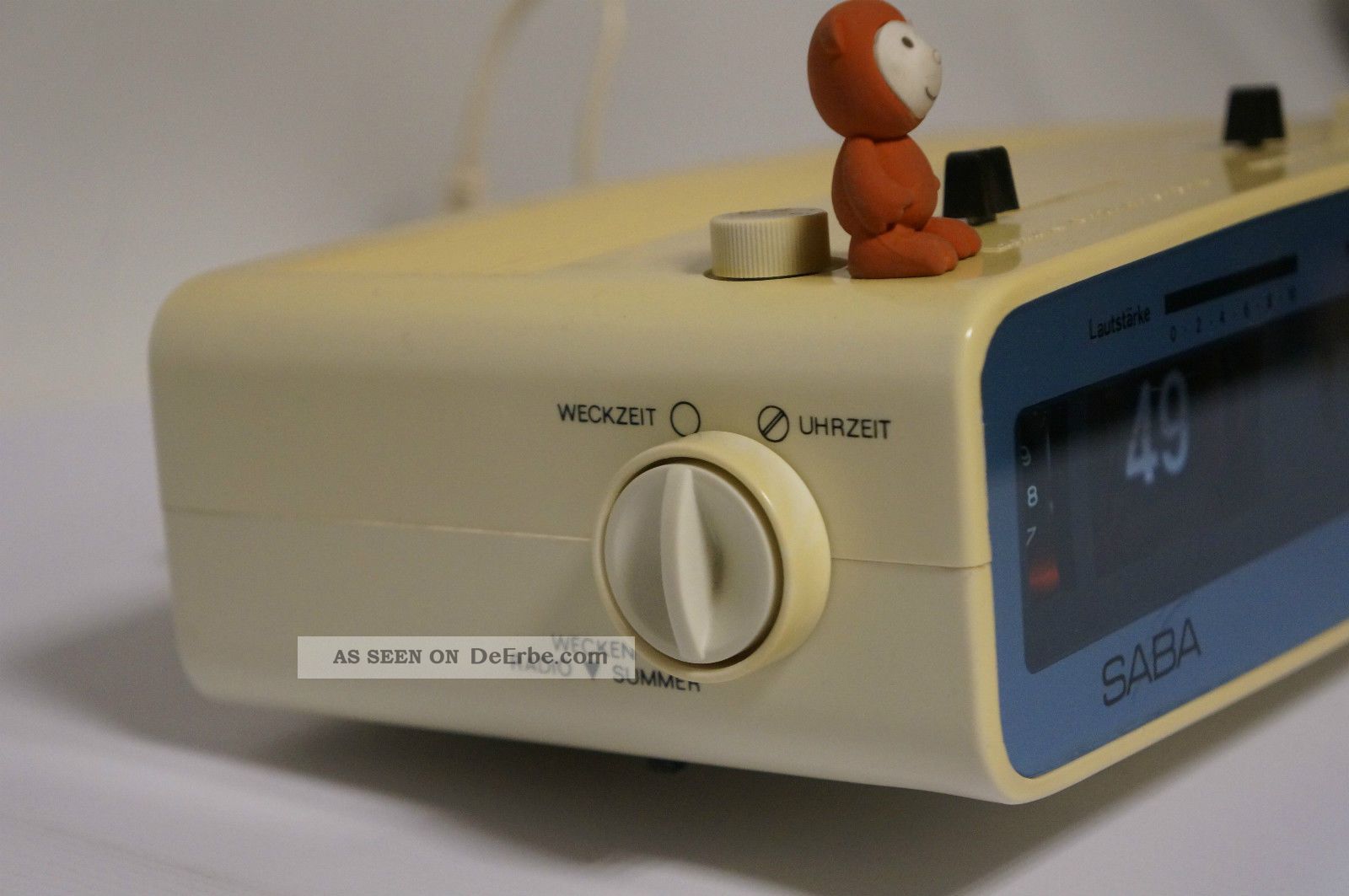 Saba Radio Clock Automatic Klappzahlen Kissenlautsprecher Wecker ...