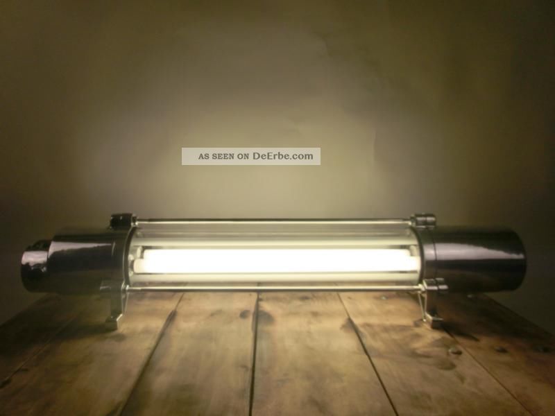 Led Fabrik Industrie Loft Bunker Ex Ddr Lampe Vintage Industrial Lamp Light