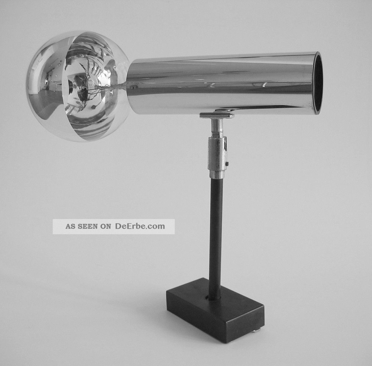 70er Staff W306 Großer Chrom Strahler Designleuchte Lampe Panton Colani ...