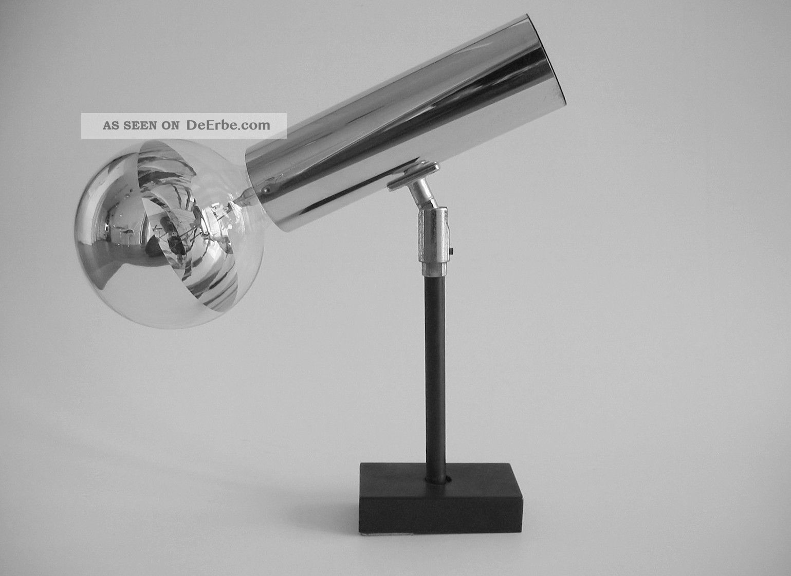 70er Staff W306 Großer Chrom Strahler Designleuchte Lampe Panton Colani ...