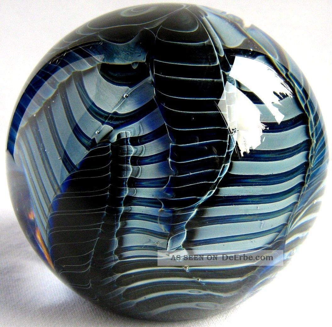 Briefbeschwerer / Paperweight Randy Strong 1981, Handsigniert, Magnum