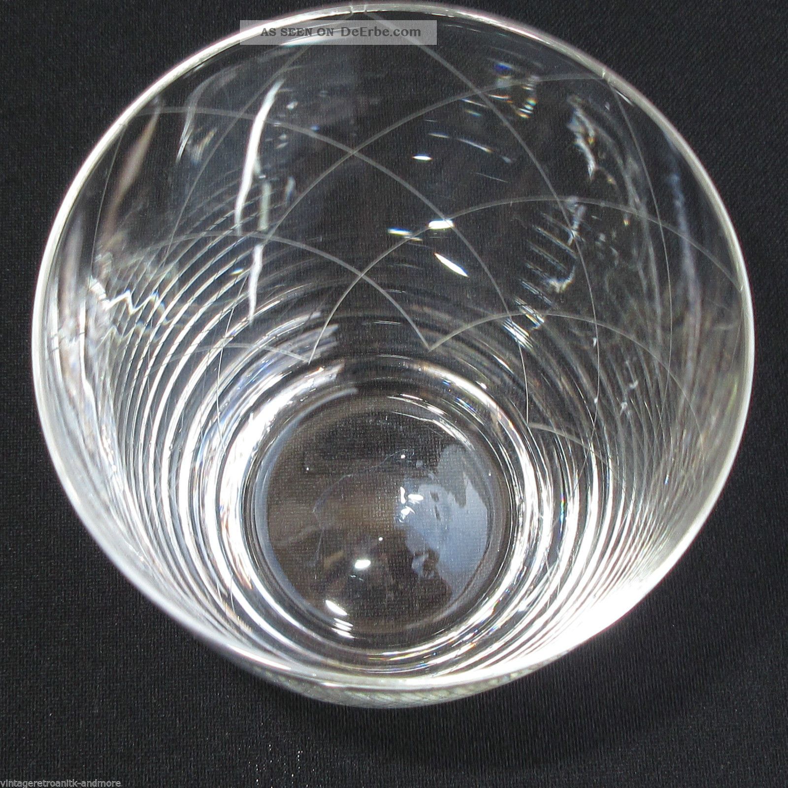 6 X Klassisch Modern 50er Wasserglas SaftglÄser Feiner Streifen ...