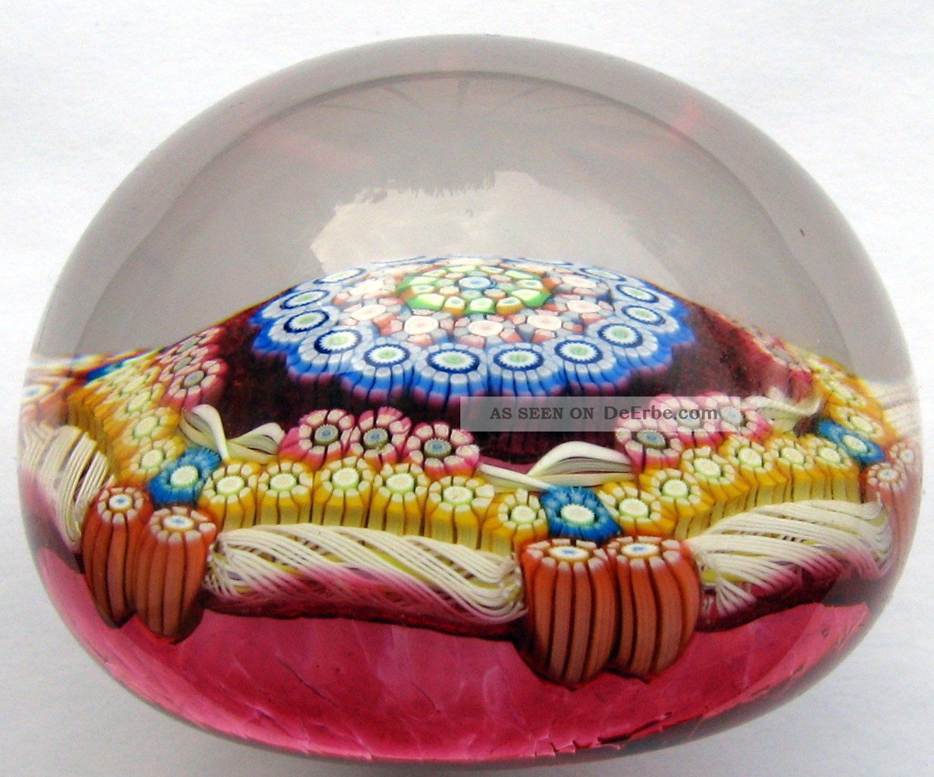 Rare Pertshire Millefiori Paperweight Briefbeschwerer Pp 112