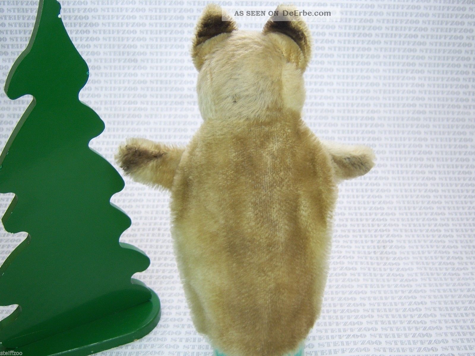 Steiff Erste Wolf Loopy Handpuppe Kf Old First Hand Puppet Wolf Id 317