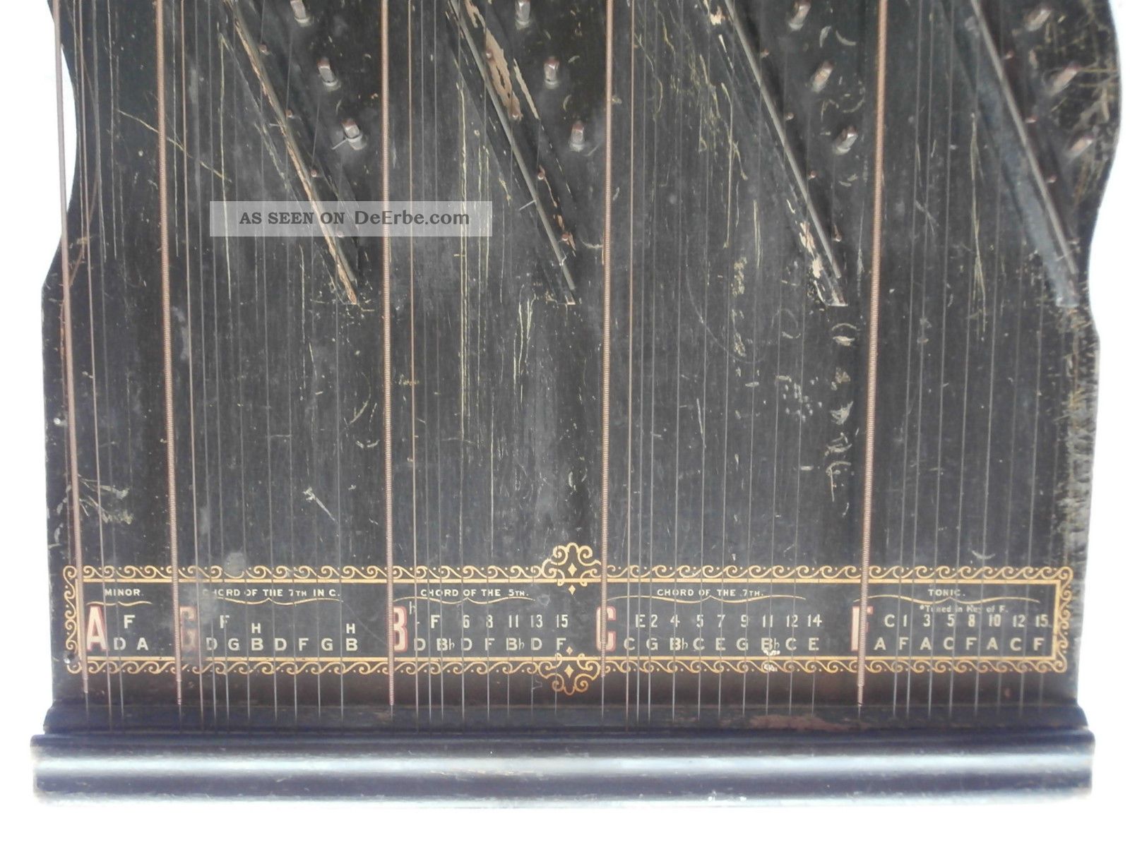 Aeol Amerikanische Harfen Zither - 43 Saiten - Gratisbeigabe 56 ...