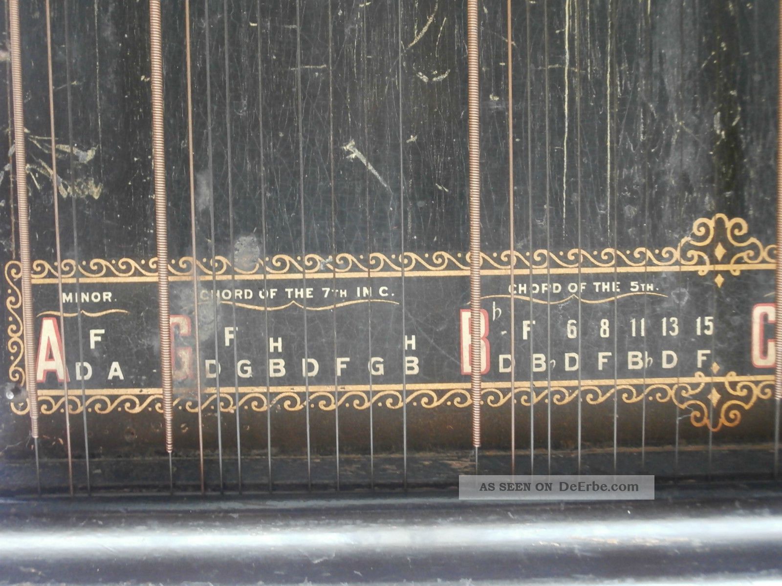 Aeol Amerikanische Harfen Zither - 43 Saiten - Gratisbeigabe 56 ...