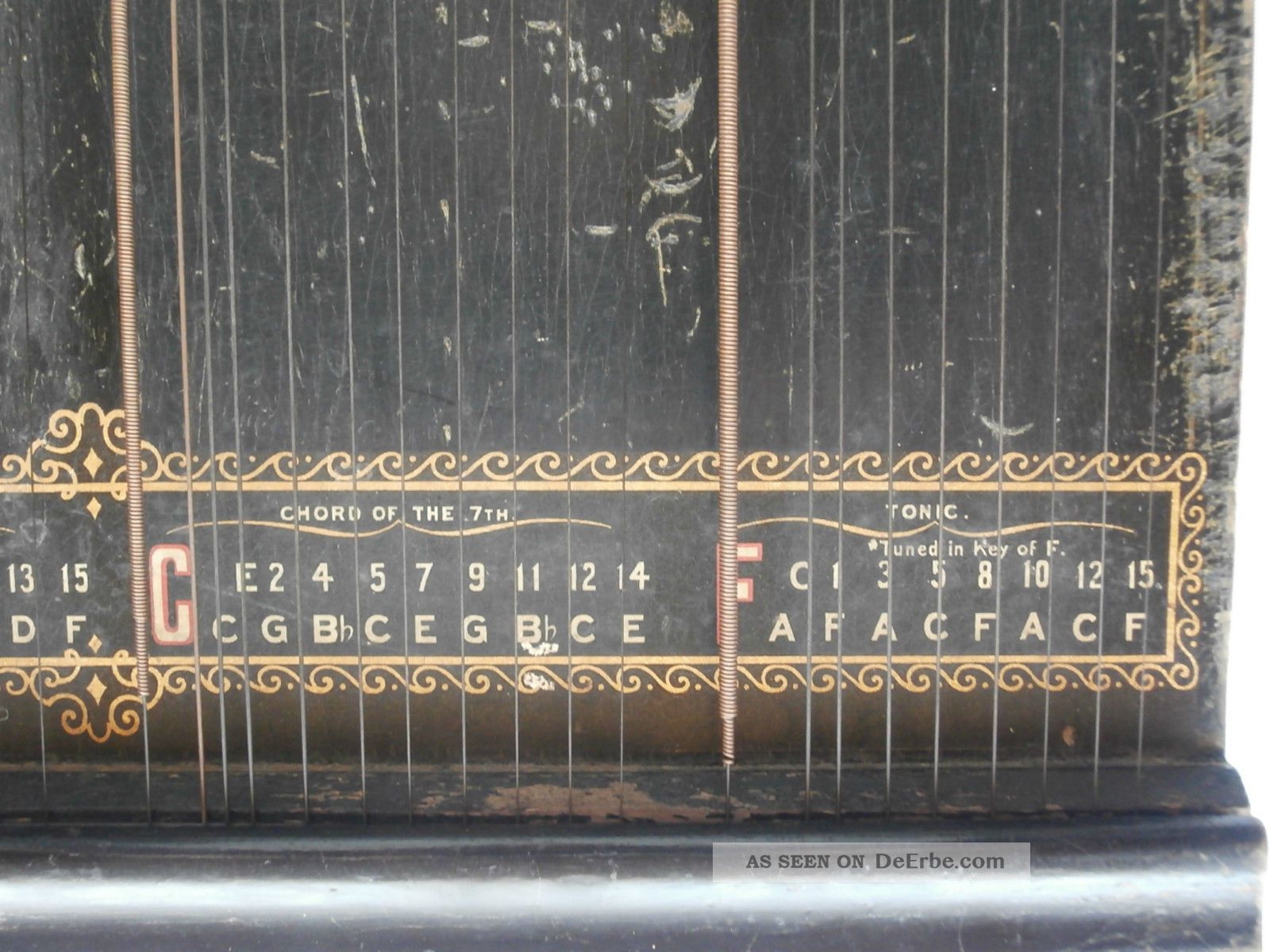 Aeol Amerikanische Harfen Zither - 43 Saiten - Gratisbeigabe 56 ...