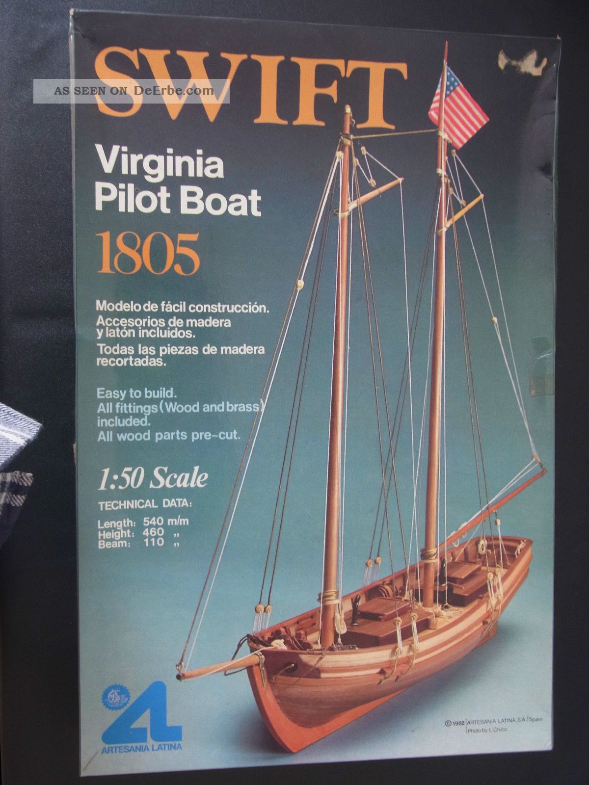 Swift Virginia Pilot Boat 1805 Swift / Artesania Latina, S. A ...