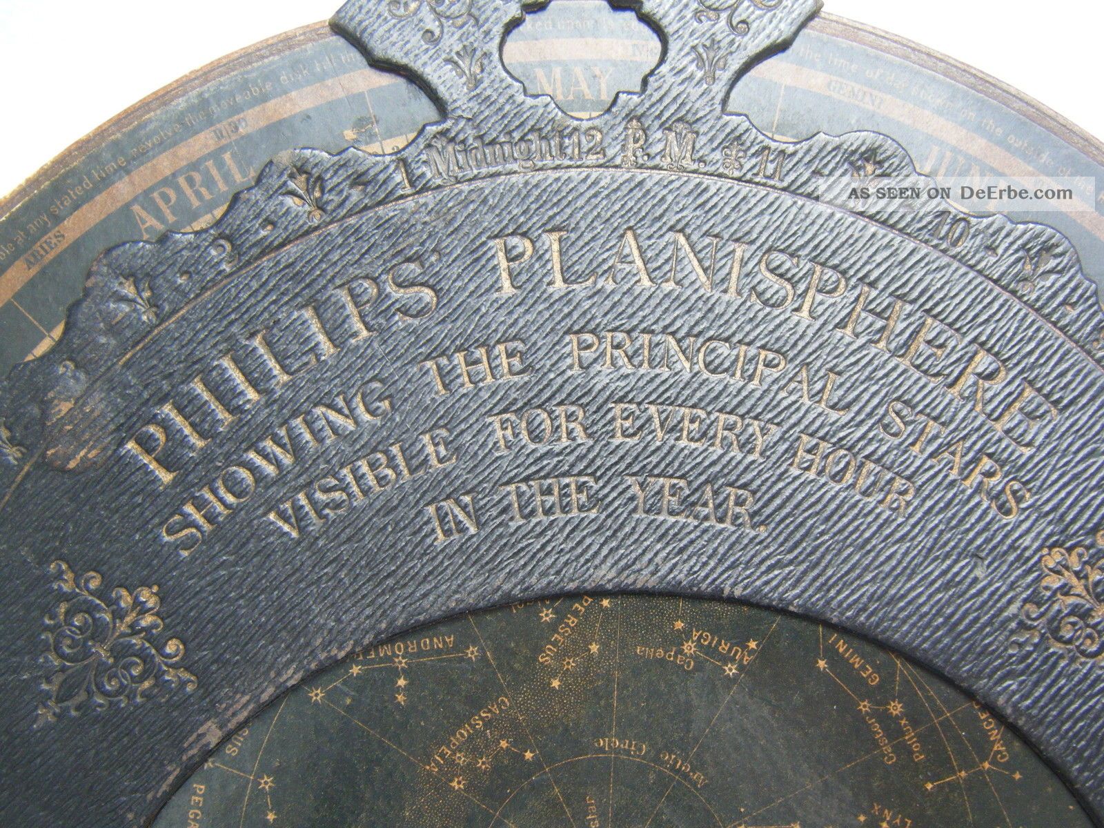 Philips Planisphere Um 1875 19jhd Himmelsscheibe Sternenkarte Museal