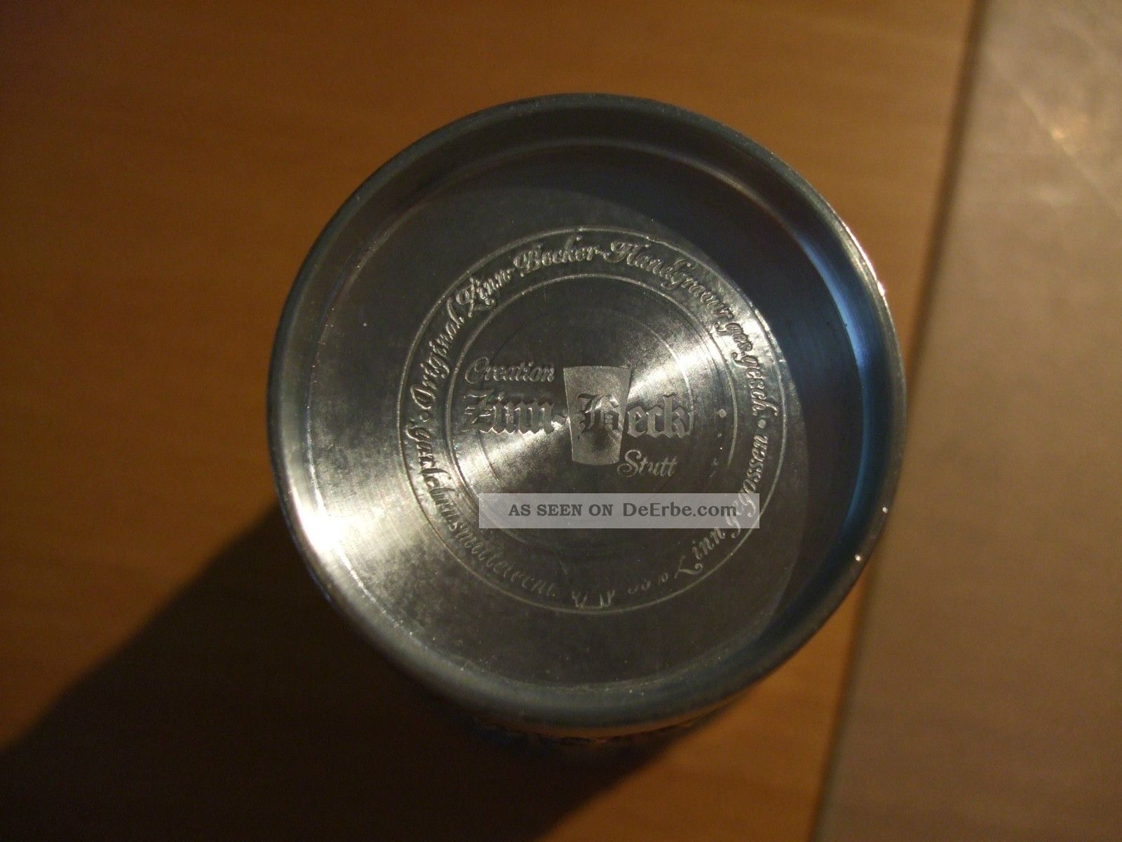 Creation Zinn Becker Stuttgart Zinnbecher / Bremer Becher 95, Top,