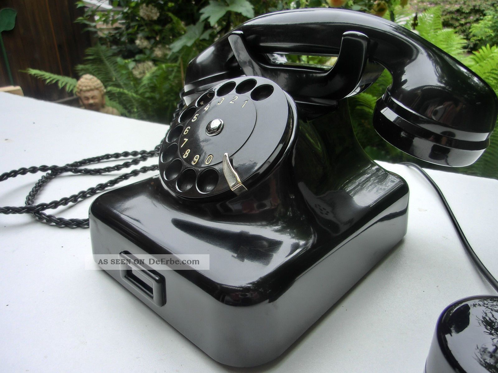 W48 Saba Top Antik W48. Altes Bakelit Telefon