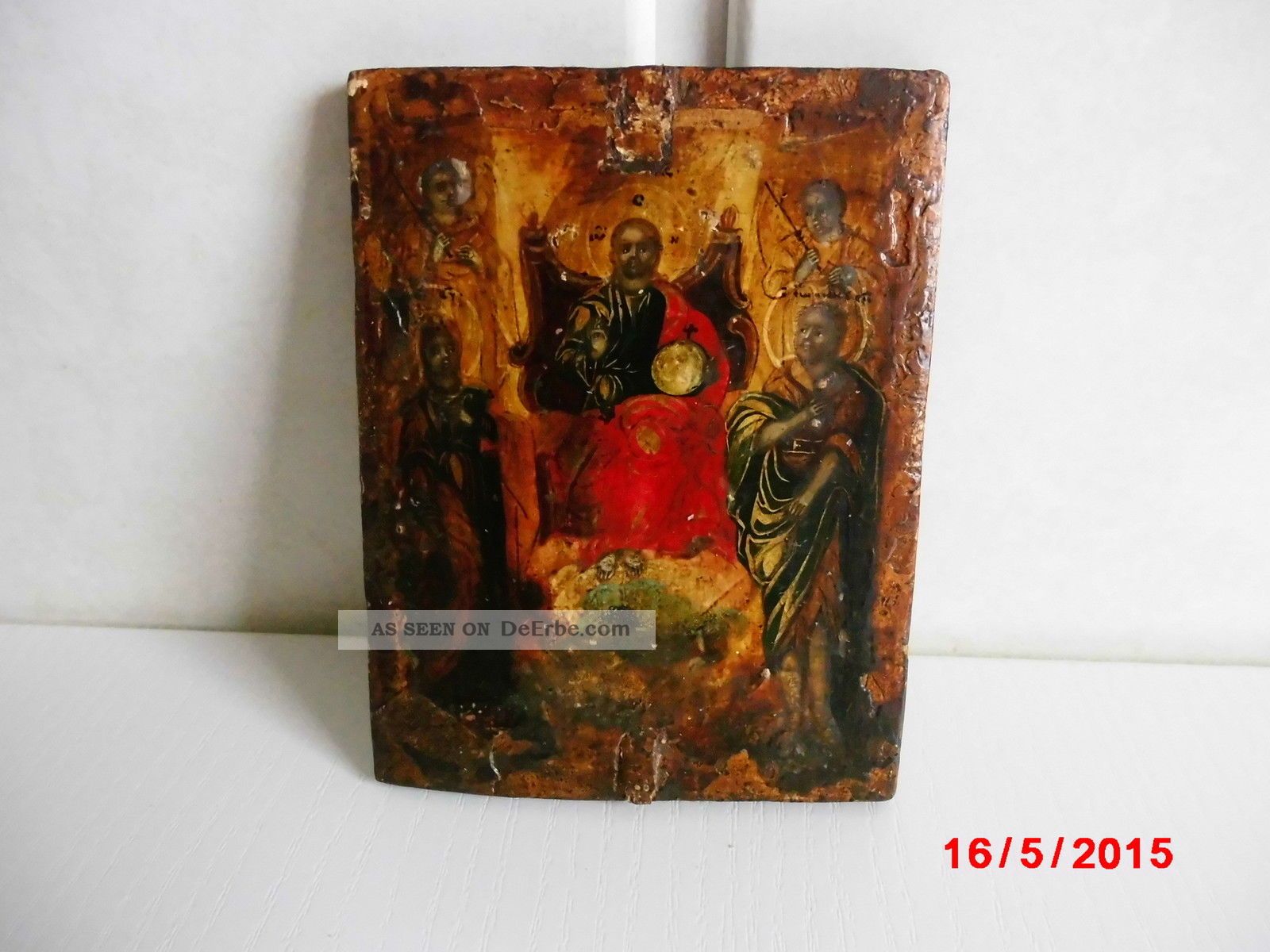 Alte Orig. Kleine Ikone Um 1800 - Russland