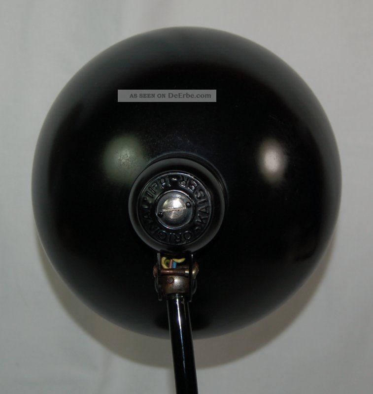 Kaiser Idell 6556 Bauhaus Schreibtischlampe Originallack Schwarz Christian Dell