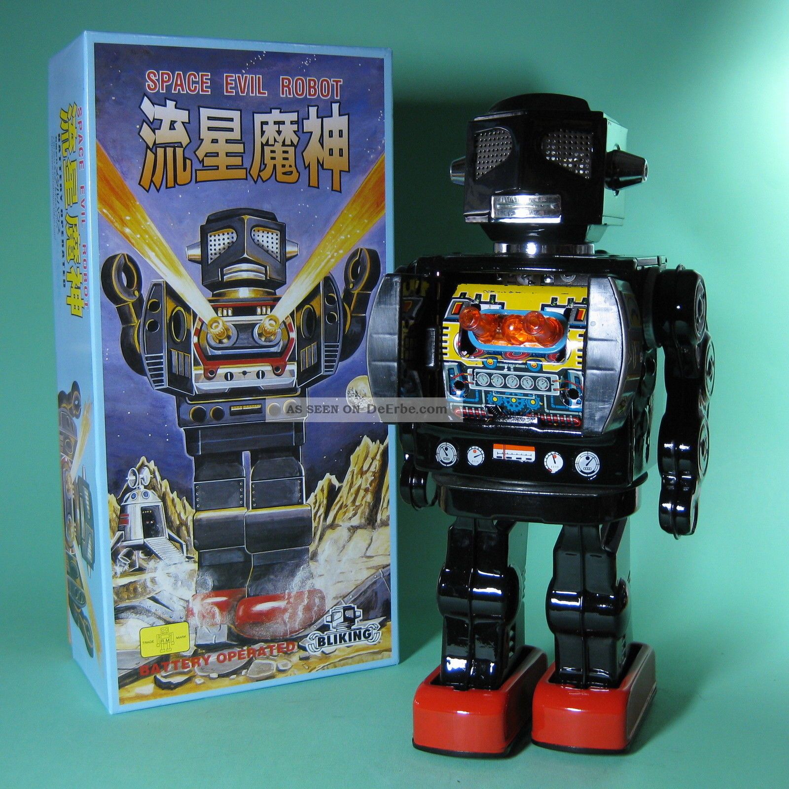 SchÖner Space Evil Roboter Black Japan Metalhouse Robot