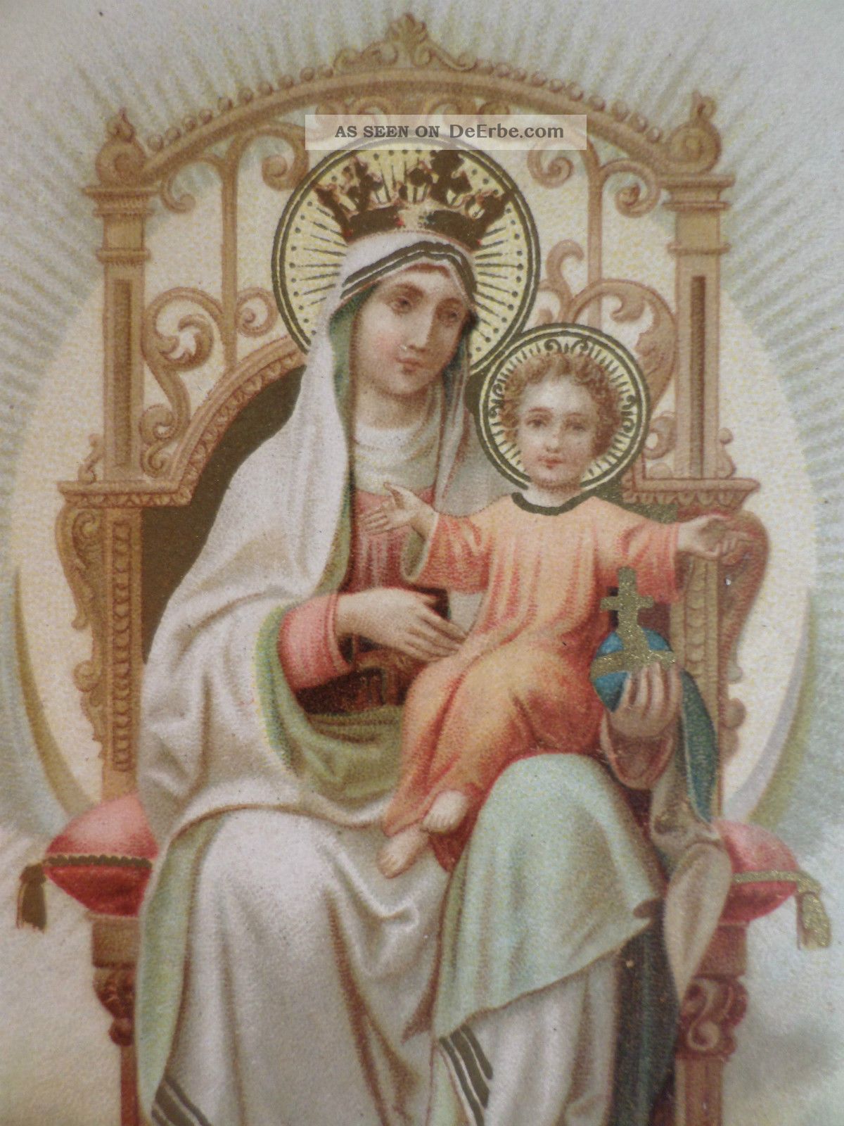 Altes Heiligenbild - Maria - Prister Jubiläum Tirol 1904 - Holy Card