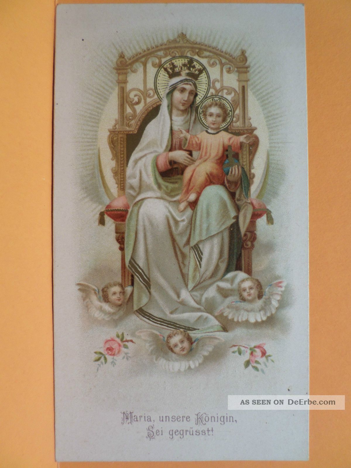 Altes Heiligenbild - Maria - Prister Jubiläum Tirol 1904 - Holy Card