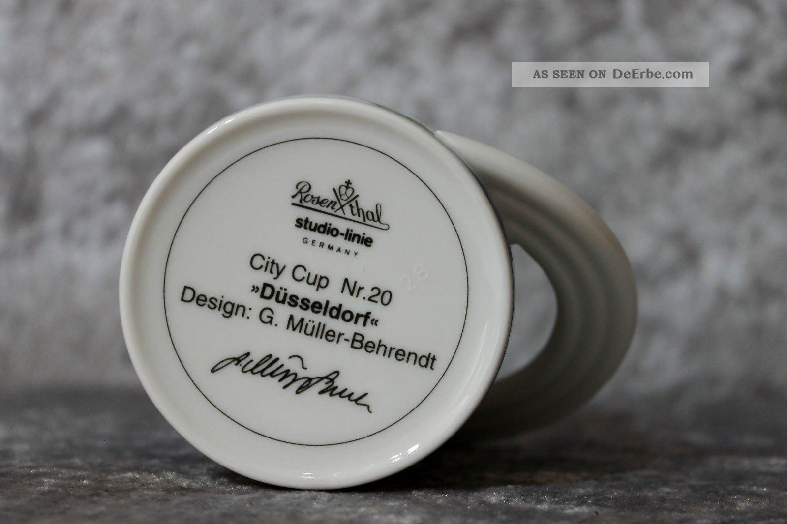 5135 Rosenthal City Cup Nr. 20 Düsseldorf