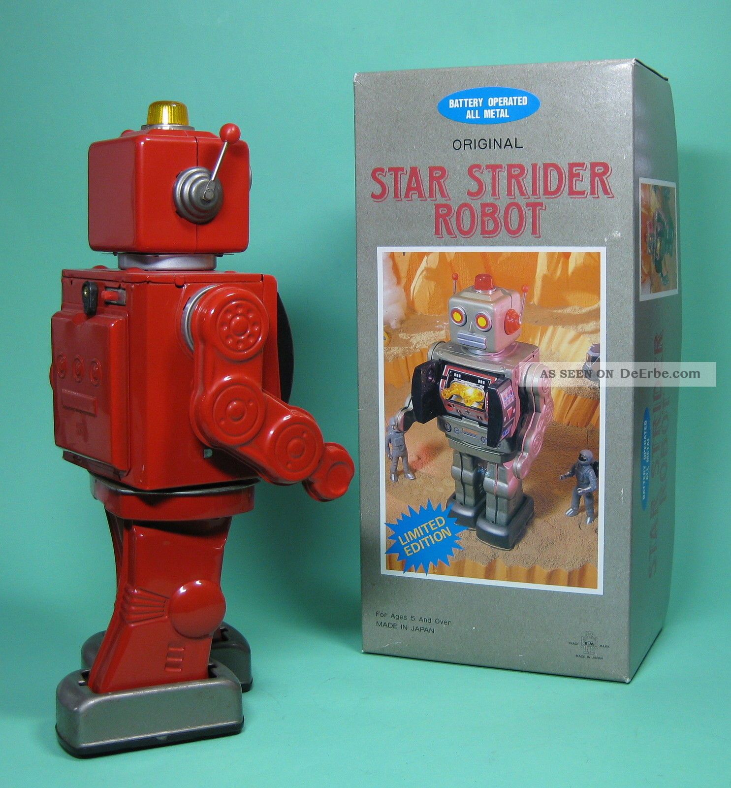 Star Strider Robot Roboter Red Made By Sh Horikawa Japan