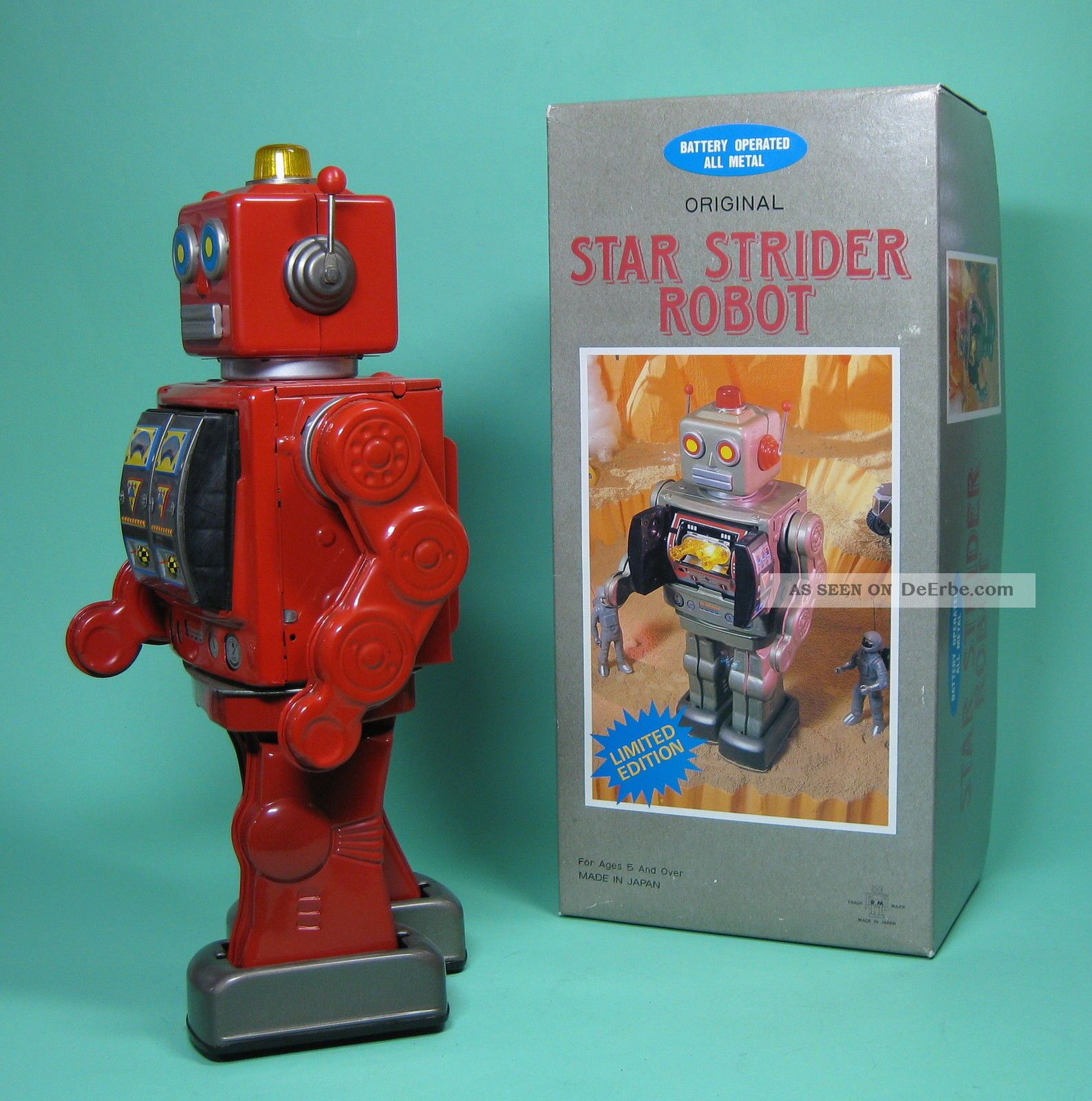 Star Strider Robot Roboter Red Made By Sh Horikawa Japan