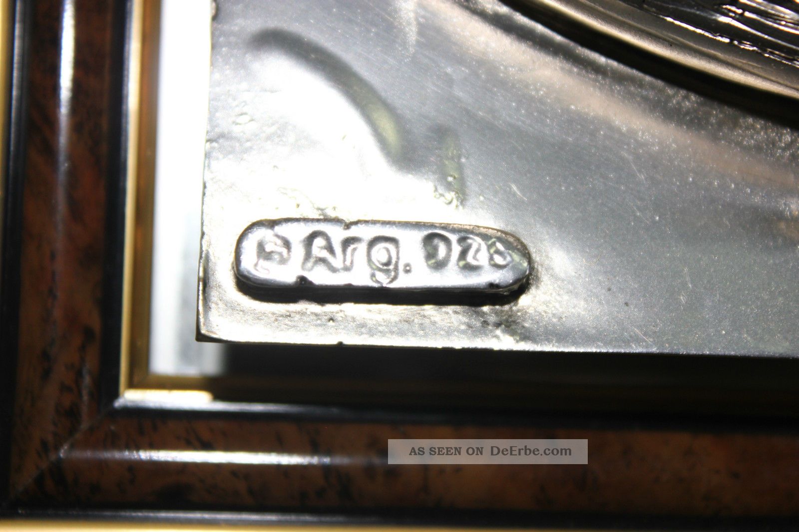 Silber Relief Bild Creazioni Artemiche Silver Lux Arg. 925 Italy Versilbert