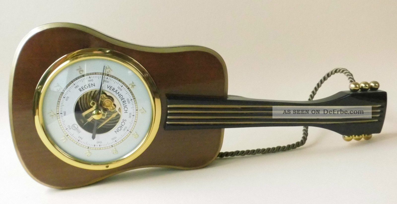 Barigo Barometer In Form Einer Gitarre 60er Jahre Klassiker