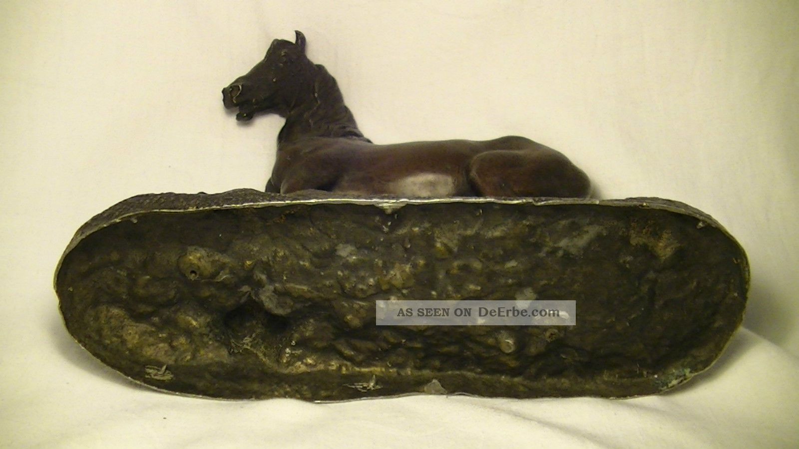 Pferd Gaul Hengst Alt Antik Metall