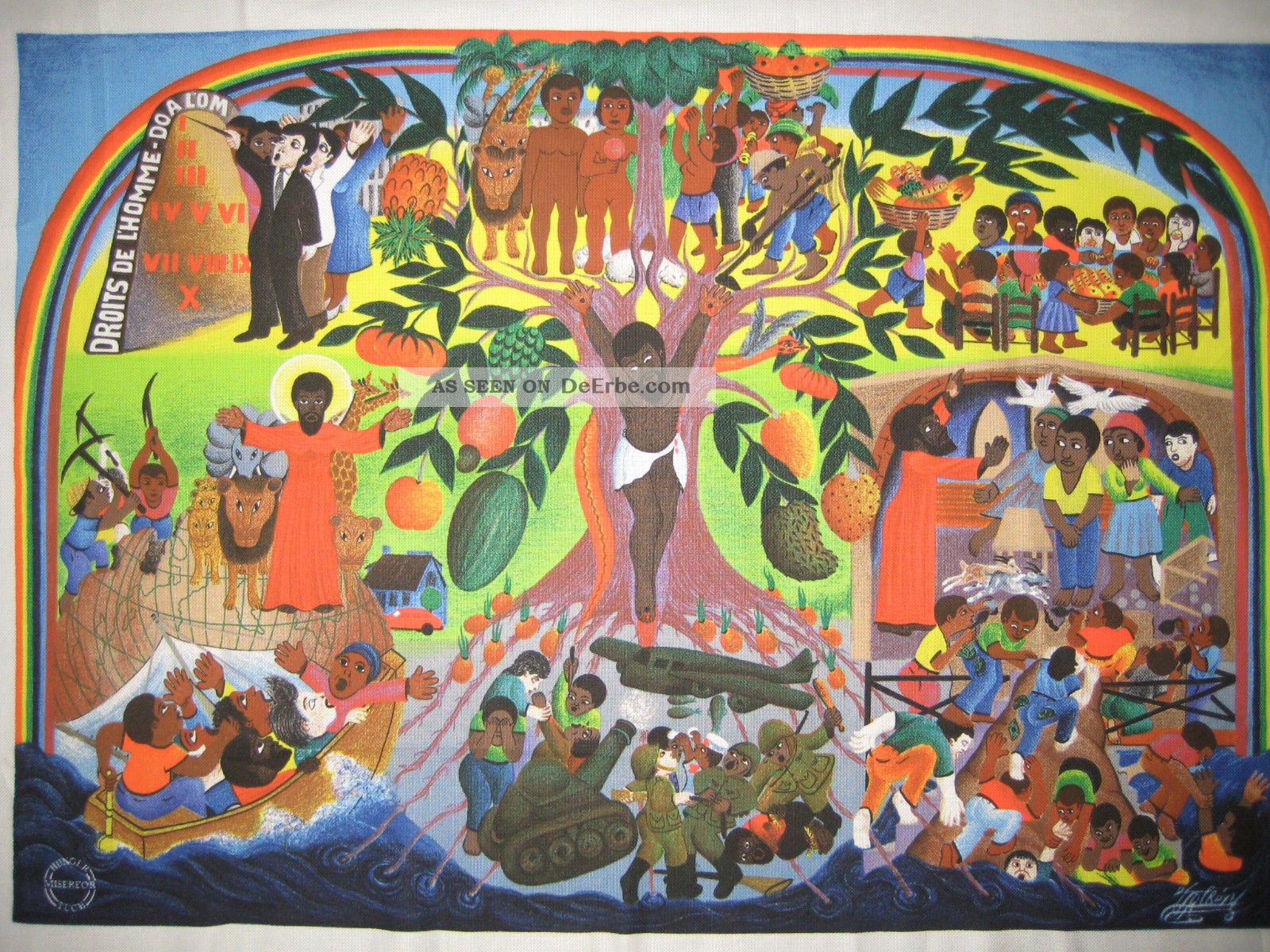 Kleines Fastentuch Hungertuch Jacques Chèry 1982 Welt Der Bibel 119x73 ...