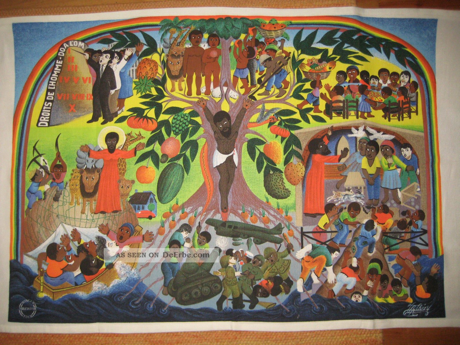 Kleines Fastentuch Hungertuch Jacques Chèry 1982 Welt Der Bibel 119x73 ...