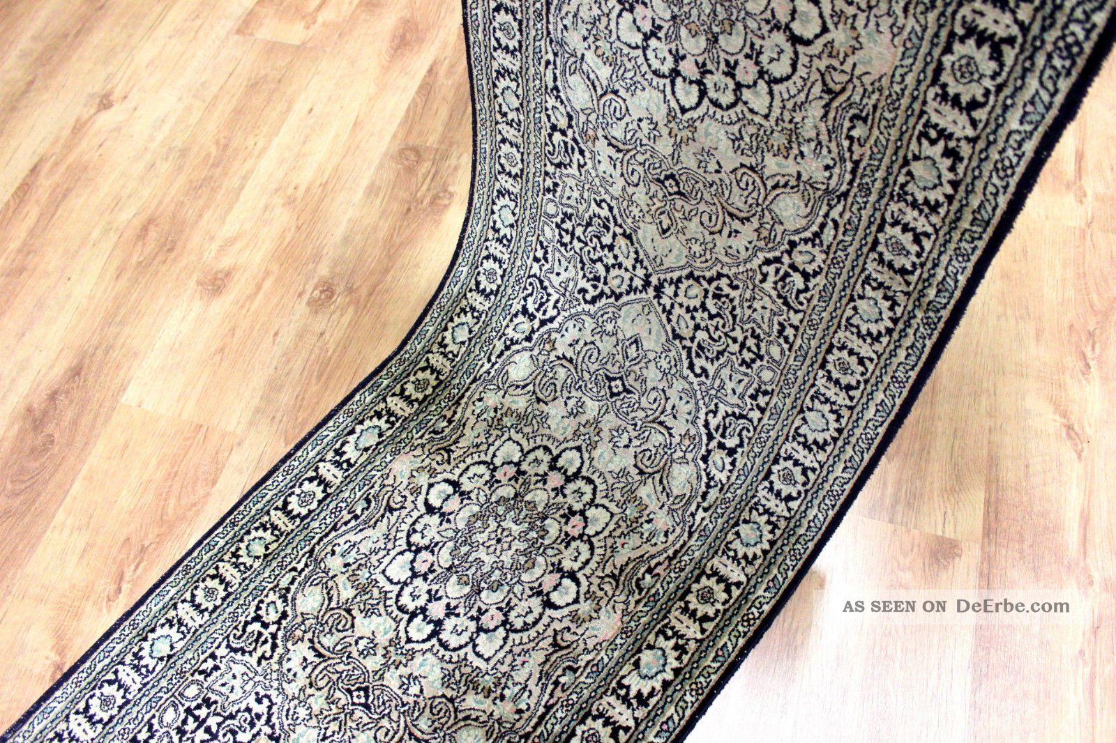 Echter Perser Teppich 269 X 61 Rug Handgeknüpfter Orientteppich Seide ...