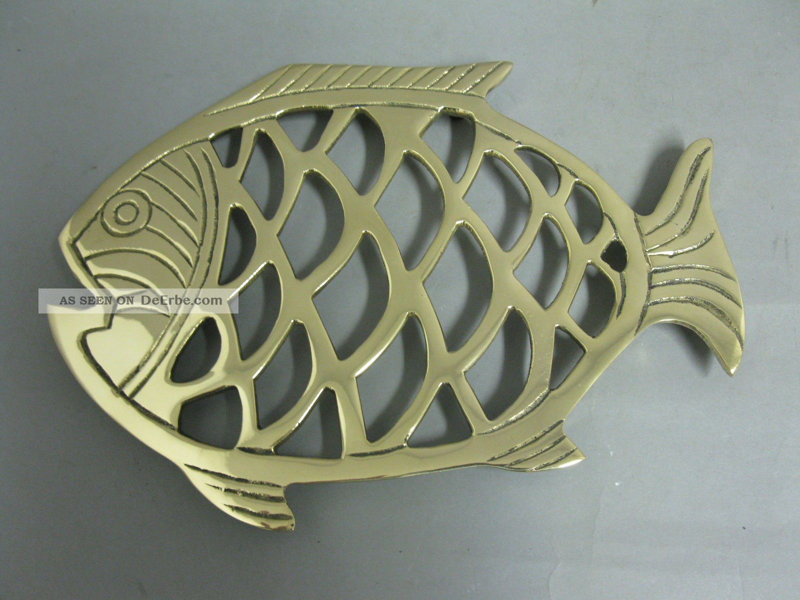 Messing Untersetzer Topfuntersetzer Im Nautischen Stil 24cm X 17 Cm ...