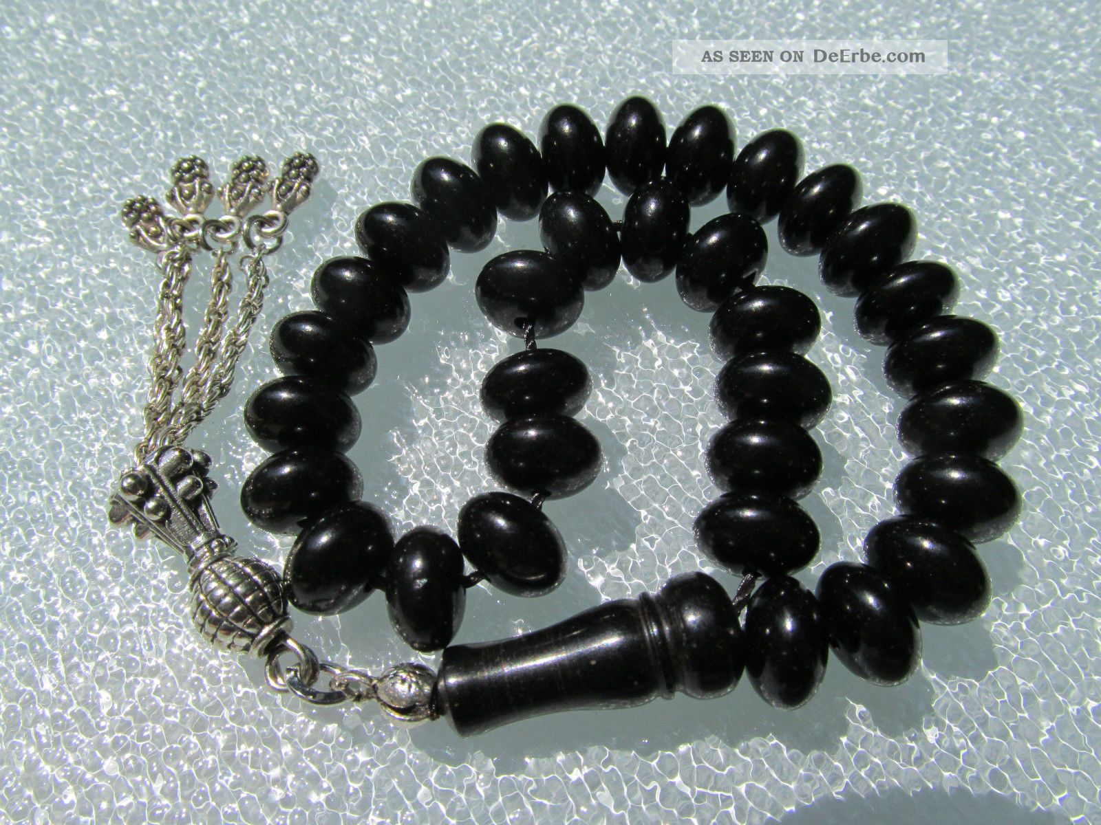 Gebetskette Aus Oltu Jet Gagat Erzurum TÜrk Islam Koran Tesbih Rosenkranz