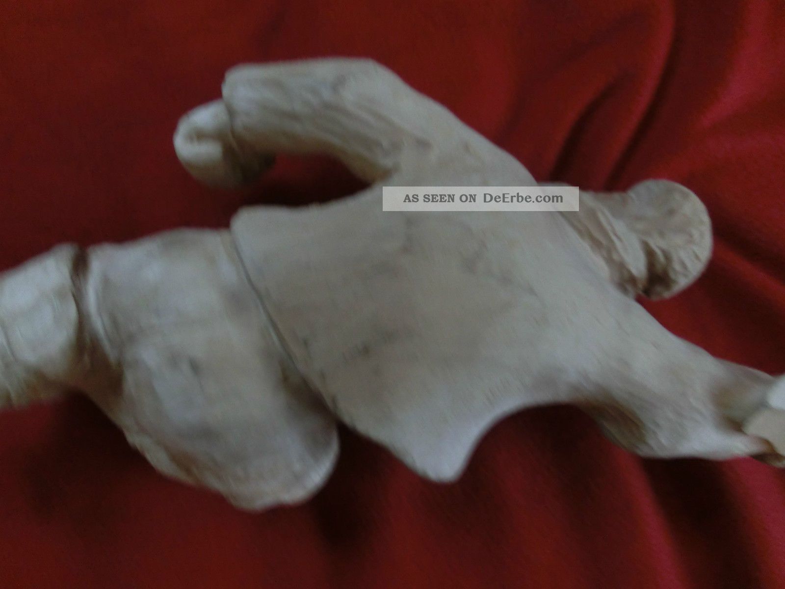 Geschnitzte Figur Bergsteiger