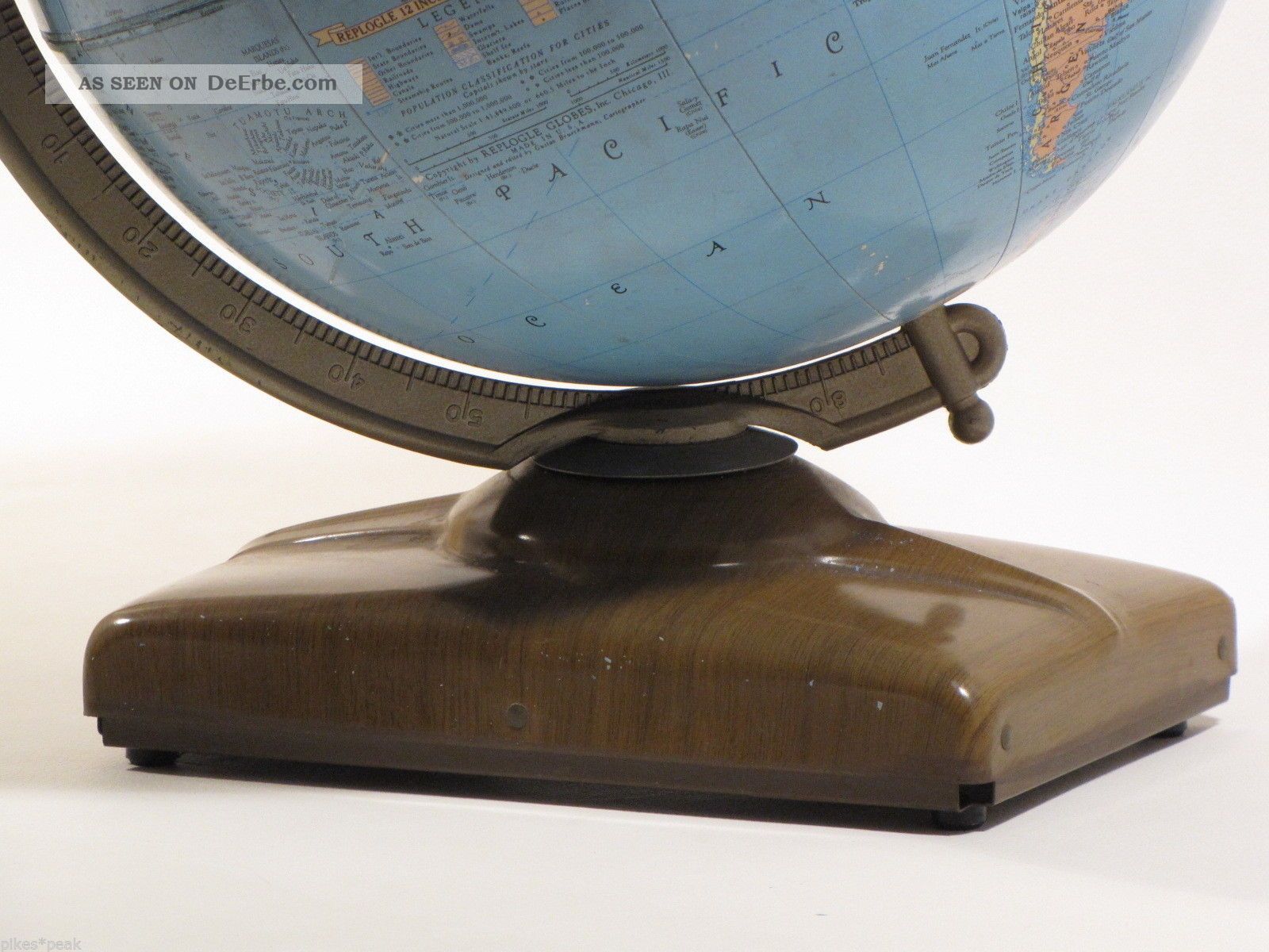 Globus Designed And Edited By Gustav Brueckmann Cartographer (alliirten?)