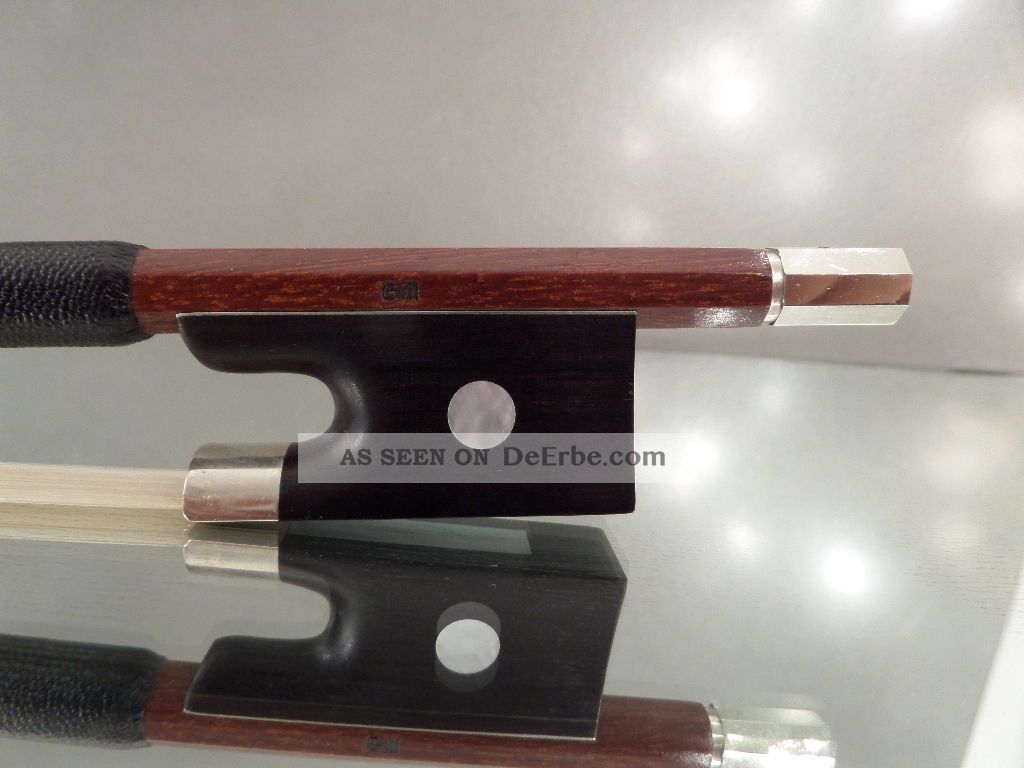 Gill Vintage Violin Bow Alte Geigenbogen Geige Bogen Old Signiert Signed