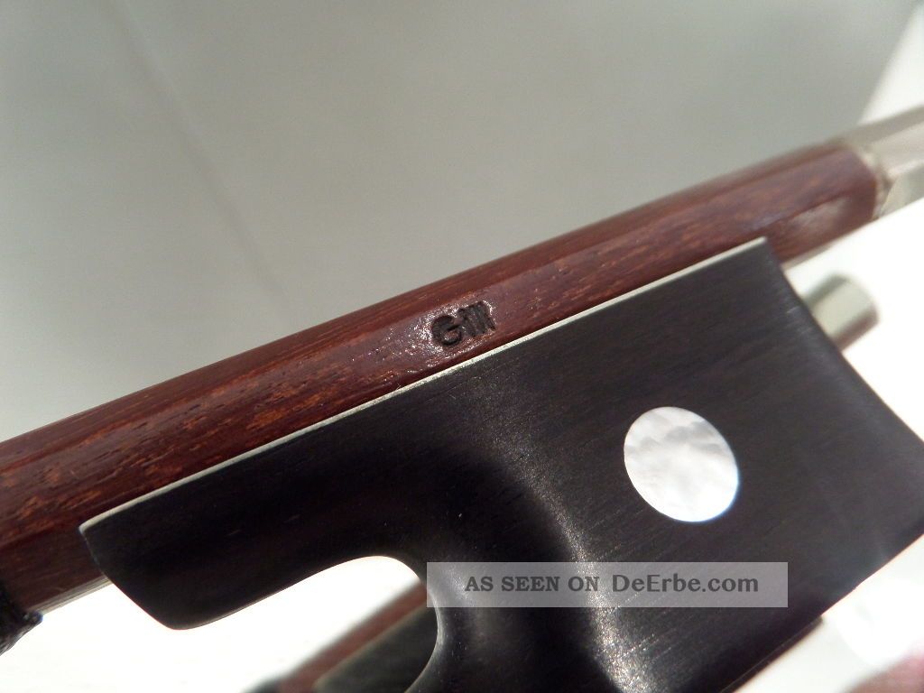 Gill Vintage Violin Bow Alte Geigenbogen Geige Bogen Old Signiert Signed